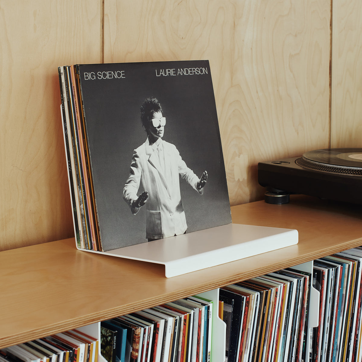 For The Record Vinyl Stand - Traffic White